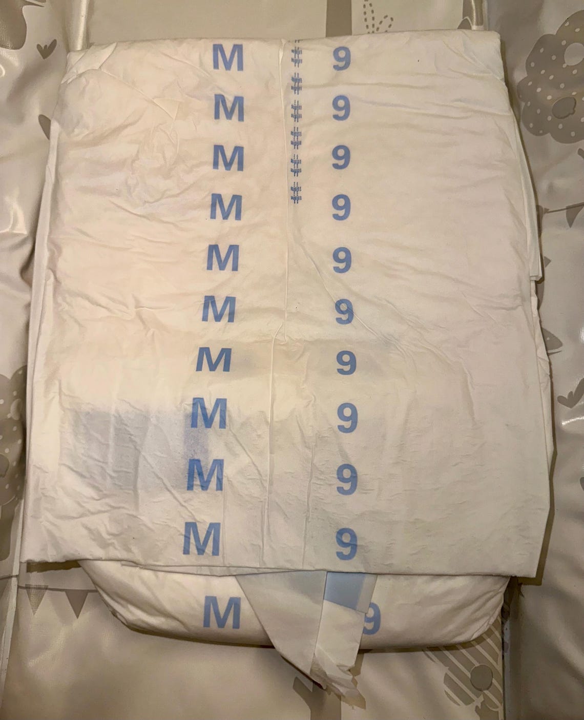 Vintage Attends Slip 9 Super Luier Voor Adult Baby Maat Medium Plastic ...