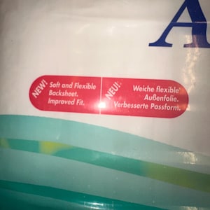 Vintage Attends Slip 9 Super Luier Voor Adult Baby Maat Medium Plastic ...