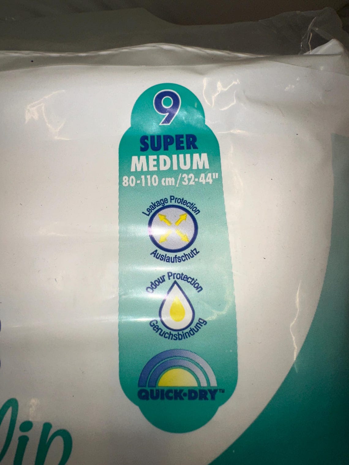 Vintage Attends Slip 9 Super Luier Voor Adult Baby Maat Medium Plastic ...