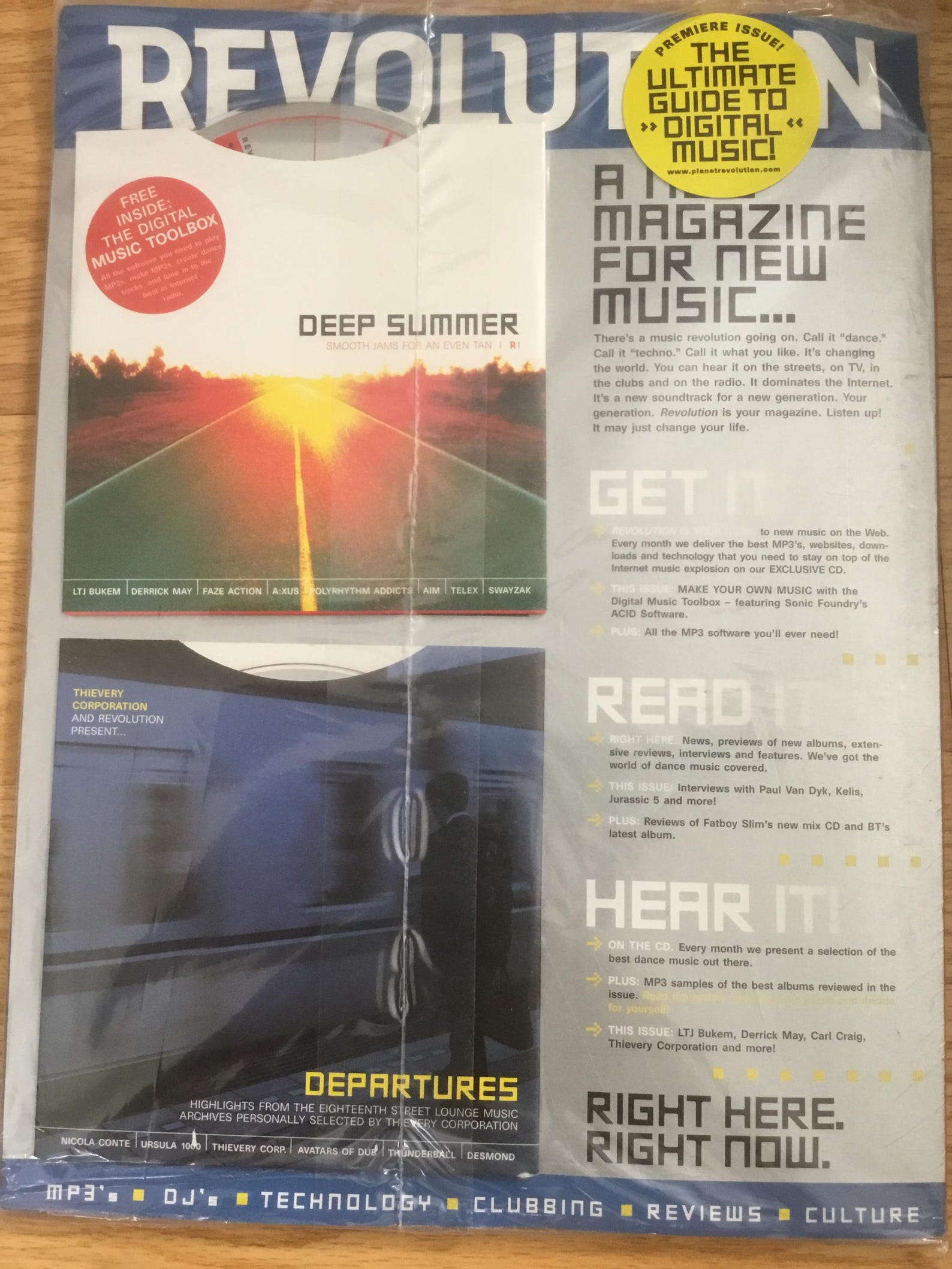 Revolution Magazine Aug 2000 Vol 1.1 Hip Hop DJ Dance Club EDM DVD ...