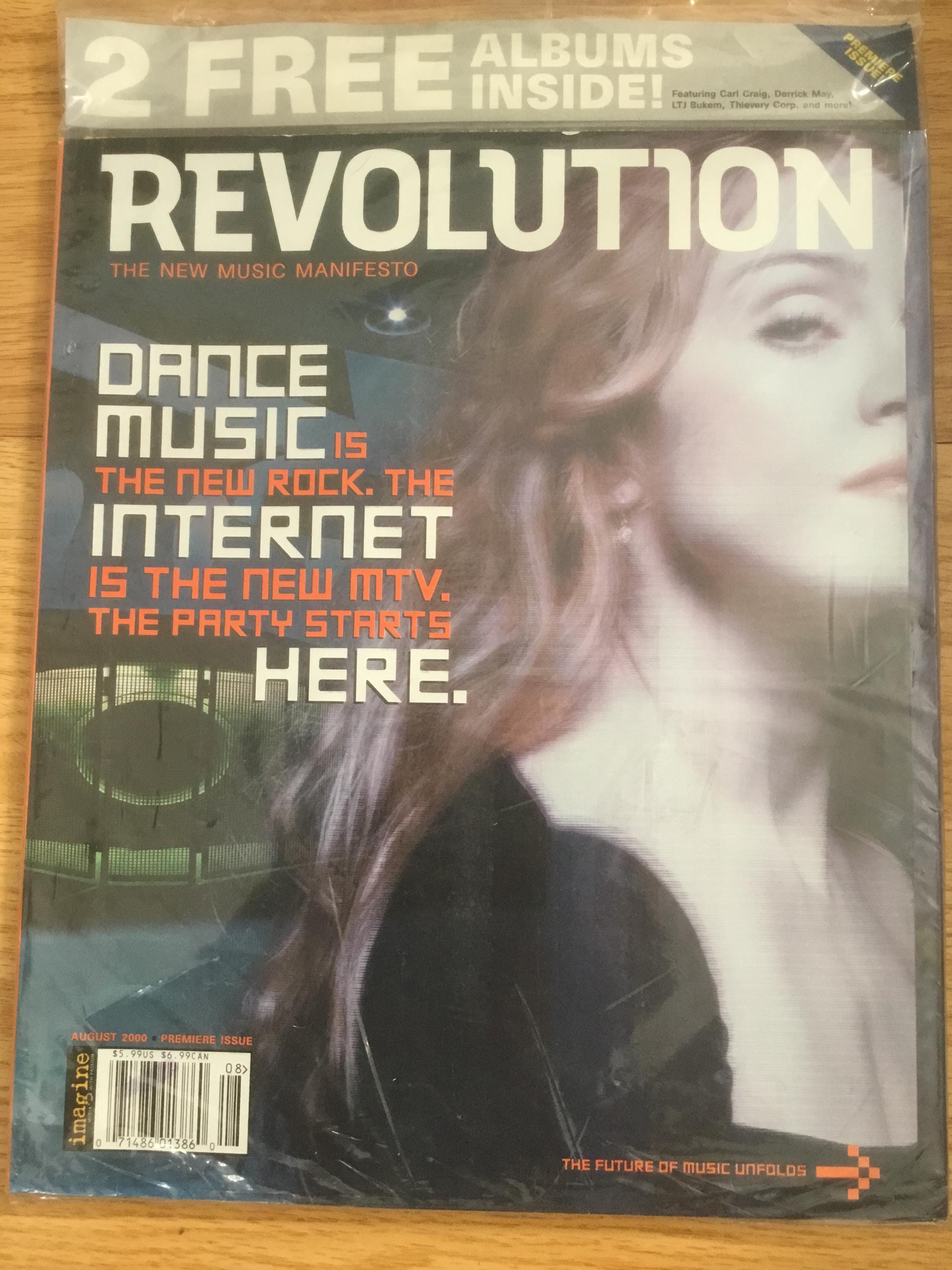 Revolution Magazine Aug 2000 Vol 1.1 Hip Hop DJ Dance Club EDM DVD ...