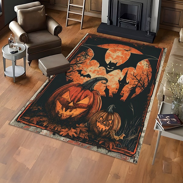 Halloween Rug - Etsy