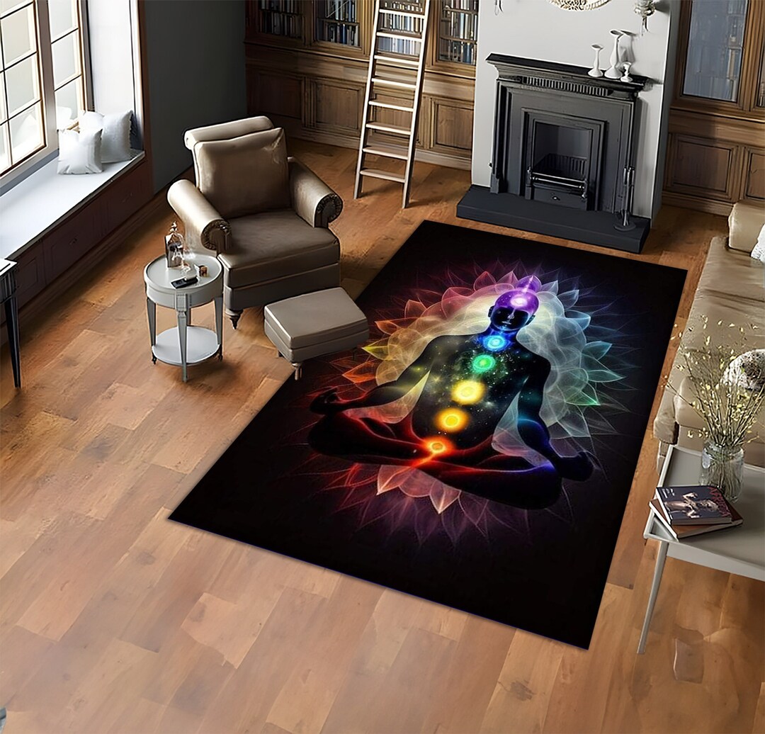 7 Chakras Concept Rug, Chakras Rug, Chakra Rug, 7 Chakras Rug ...