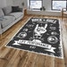 Virolog Rug,rock Rug, Heavy Metal Rug, Rock N Roll Decor, Modern Rug ...