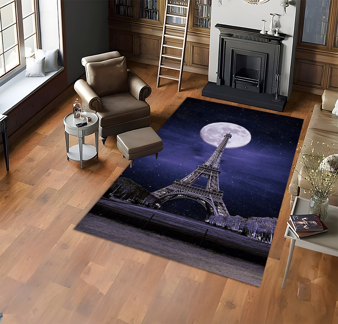 Eiffel, Eiffel Tower Rug, Eiffel Pattern Rug, Paris Rug, Tower Rug ...
