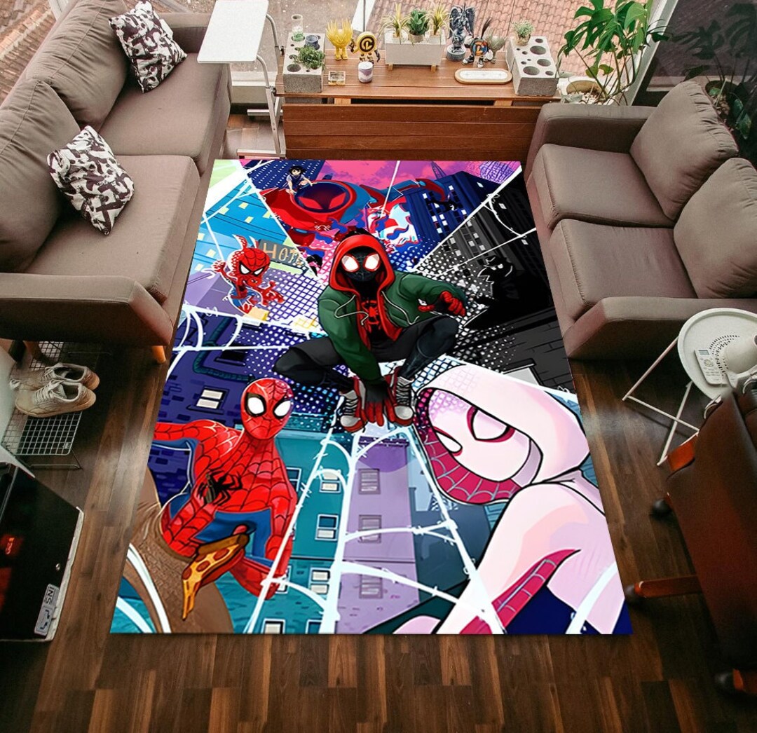 Spiderman Comic Cover Rug,spiderman Rug, Kids Room Decor,super Heroes ...