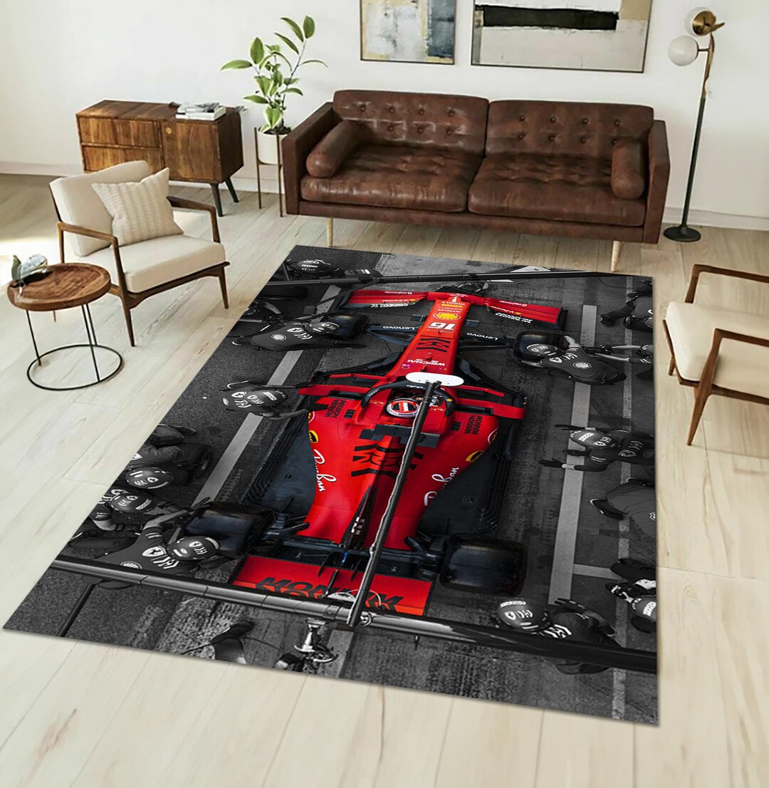 Max Verstappen Formula F1 Rugs, Area Rugs, Car Racing Rugs, Garage Rugs ...