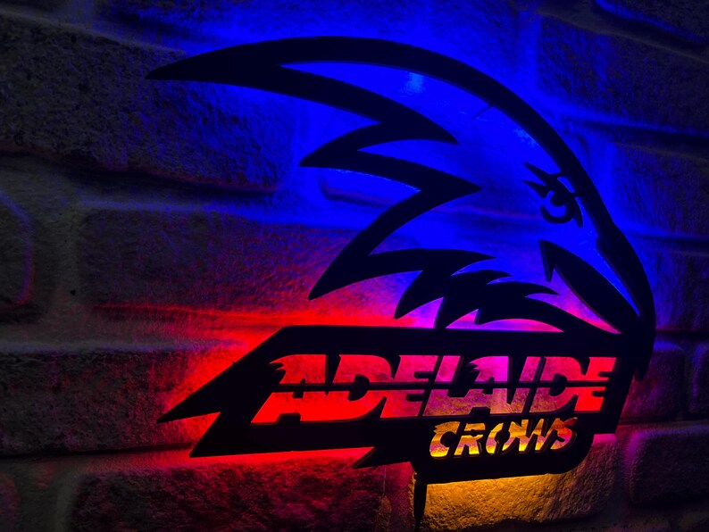 Adelaide Crowns Fan Wall Art Fan Gift Crowns Fan Wall Decor Man Cave ...