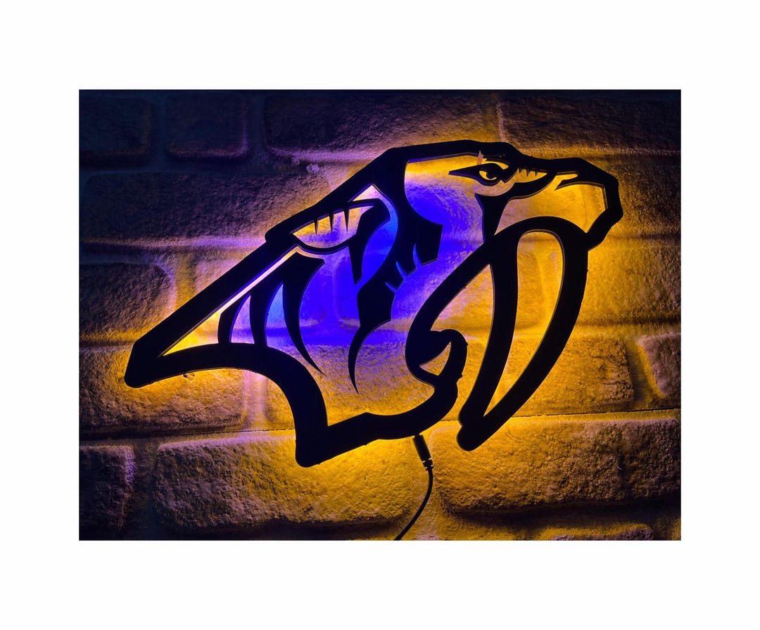 Nashville Predators Fan Gift Fan Art Decor Wall Decor Wall Sign ...