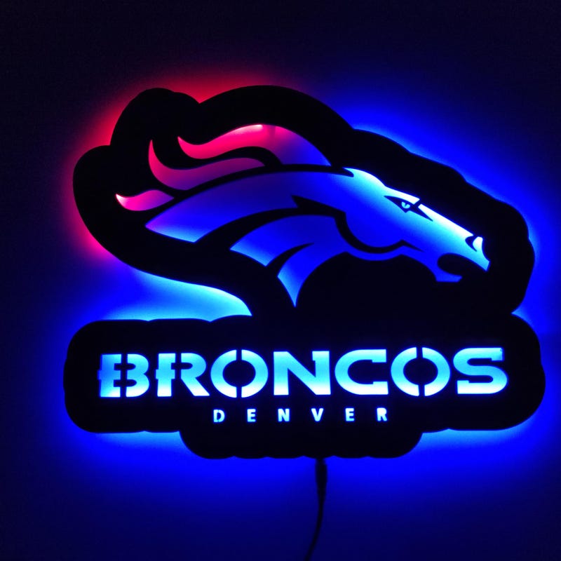Denver Broncos Sign - Etsy