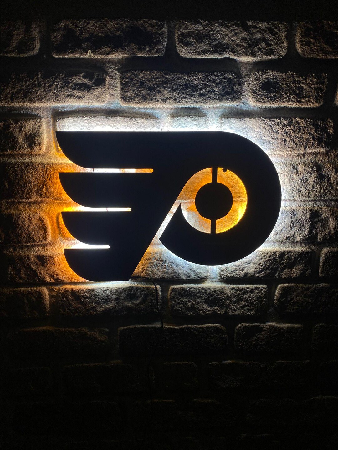 Philadelphia Flyers Fan Art Fan Wall Decor Man Cave Gift Christmas Gift ...