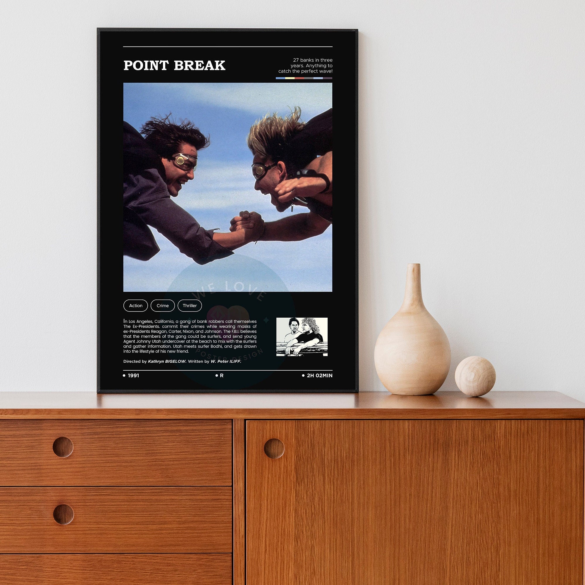 Point Break Movie Poster / Point Break Poster / Modern Art Print ...