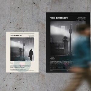 The Exorcist Movie Poster / the Exorcist Poster / Modern Art Print ...