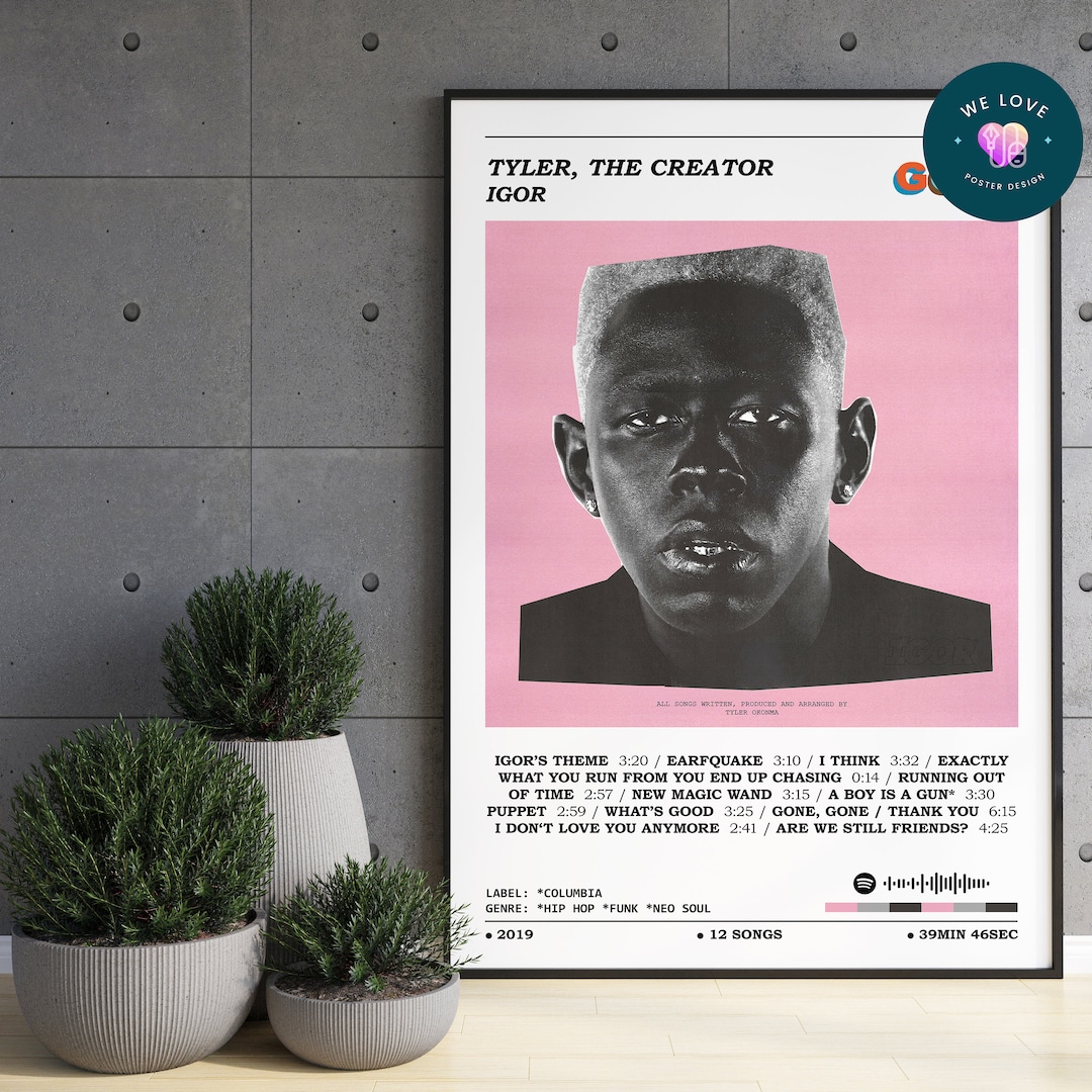 Tyler, the Creator Igor Album Poster / Tyler, the Creator Poster ...