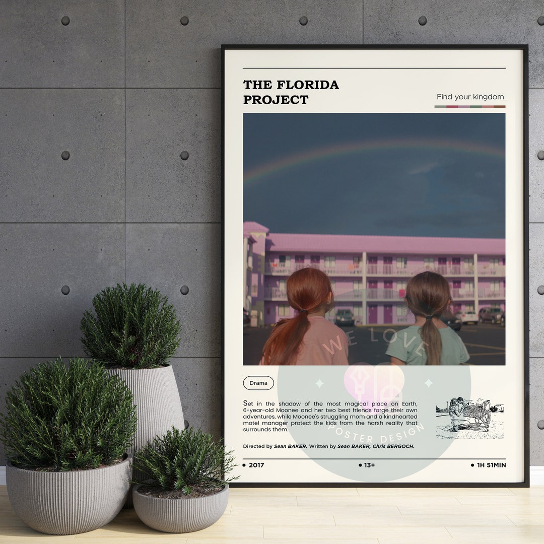 The Florida Project Movie Poster / the Florida Project Poster / Modern ...