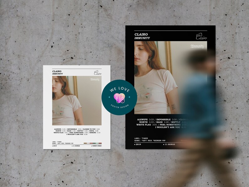 Clairo Immunity Album Poster / Clairo Poster / Album Cover Poster ...