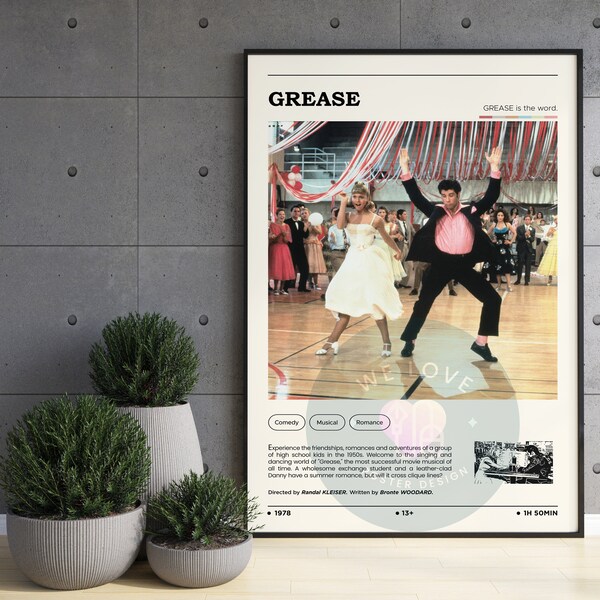 Grease Movie - Etsy