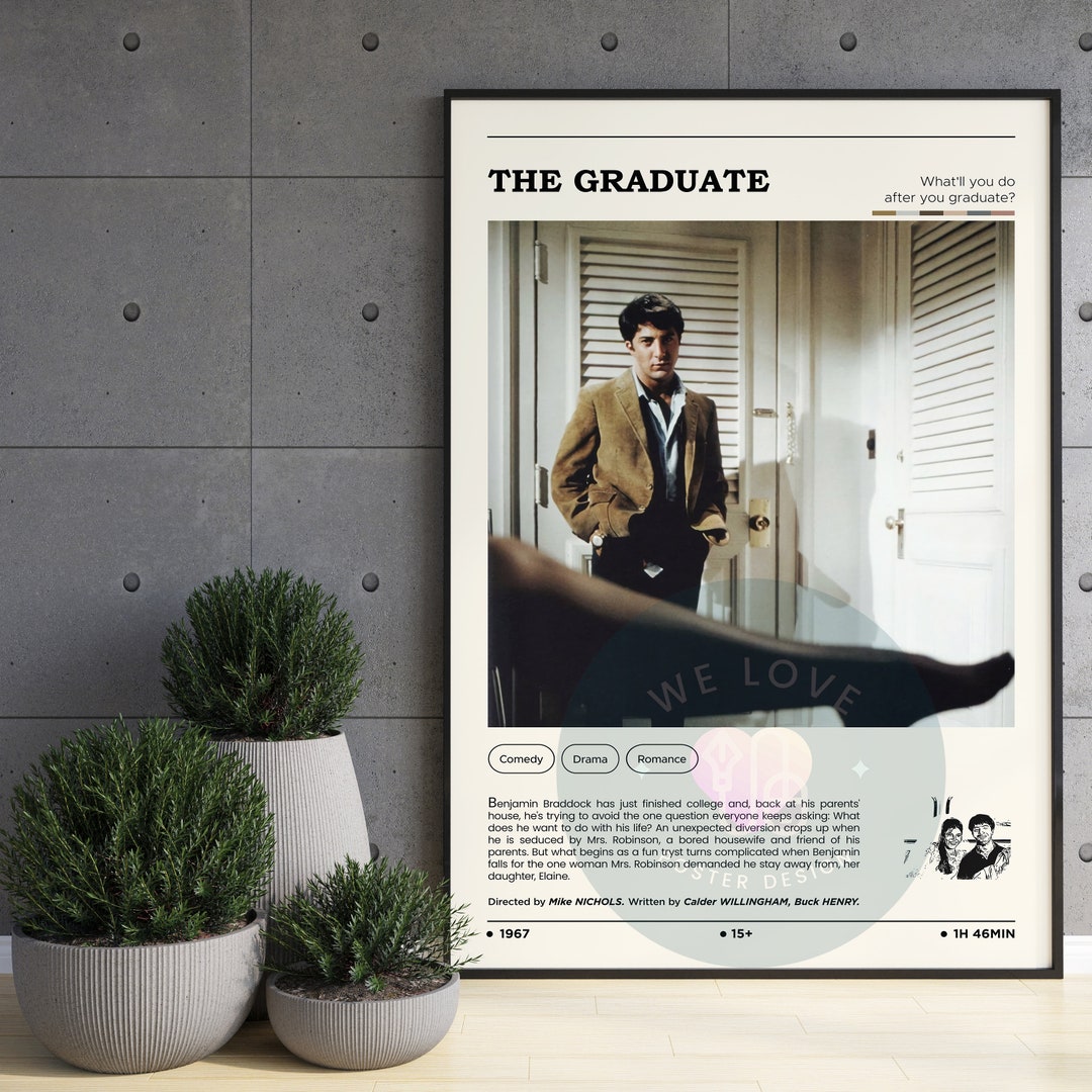 The Graduate Movie Poster / the Graduate Poster / Modern Art Print ...