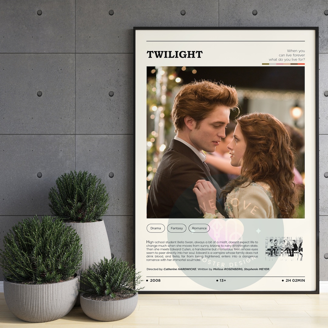 Twilight Movie Poster / Twilight Poster / Modern Art Print / Print Wall ...