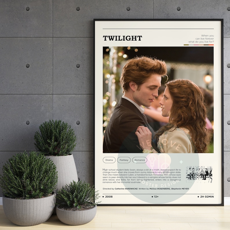 Twilight Movie Poster / Twilight Poster / Modern Art Print / Print Wall ...