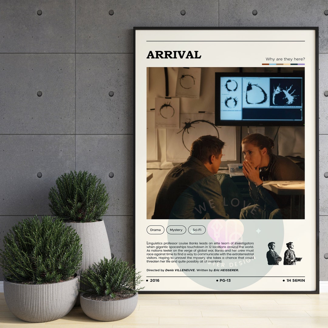 Arrival Movie Poster / Arrival Poster / Print Wall Art / Modern Art ...