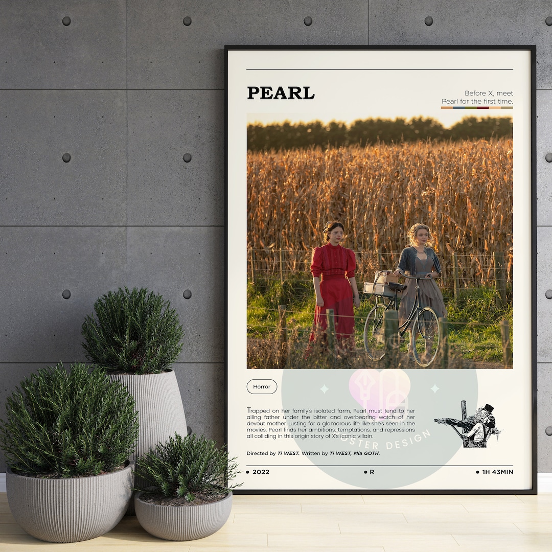 Pearl Movie Poster / Pearl Poster / Modern Art Print / Aesthetic Room ...
