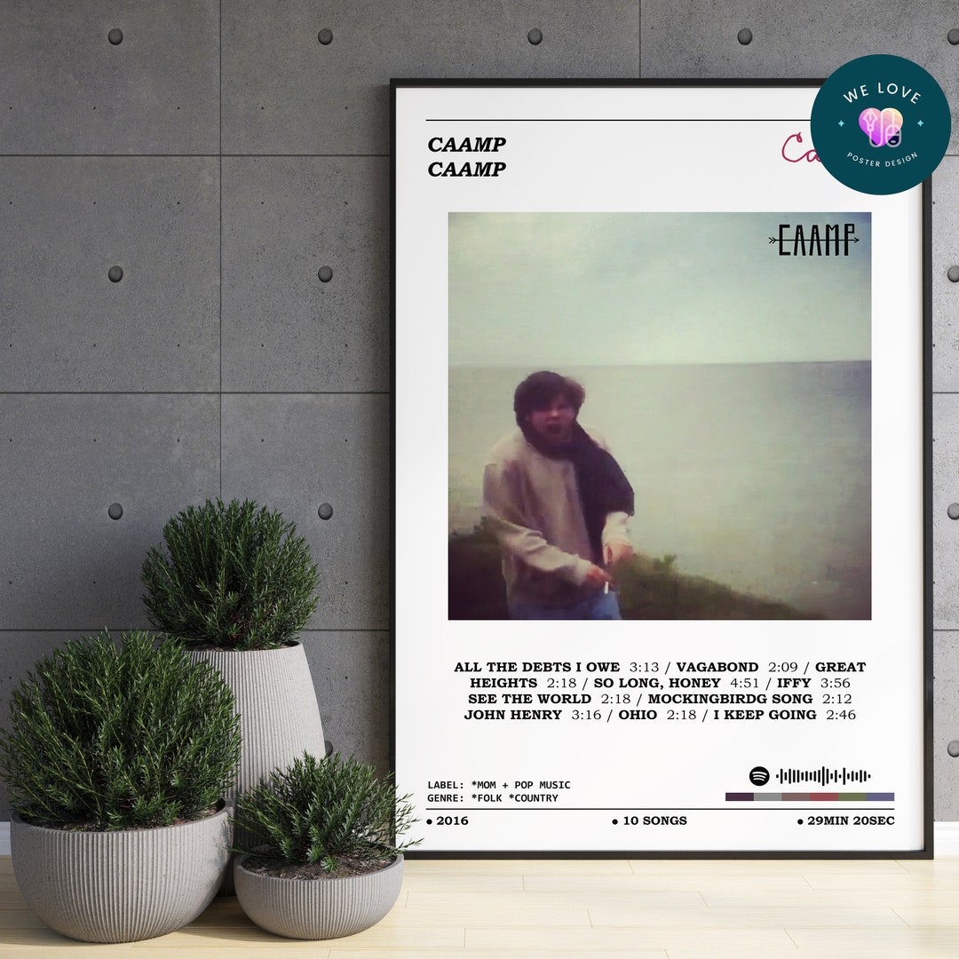 Caamp Caamp Album Poster / Caamp Poster / Album Cover Poster / Album ...