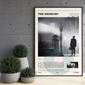 The Exorcist Movie Poster / the Exorcist Poster / Modern Art Print ...