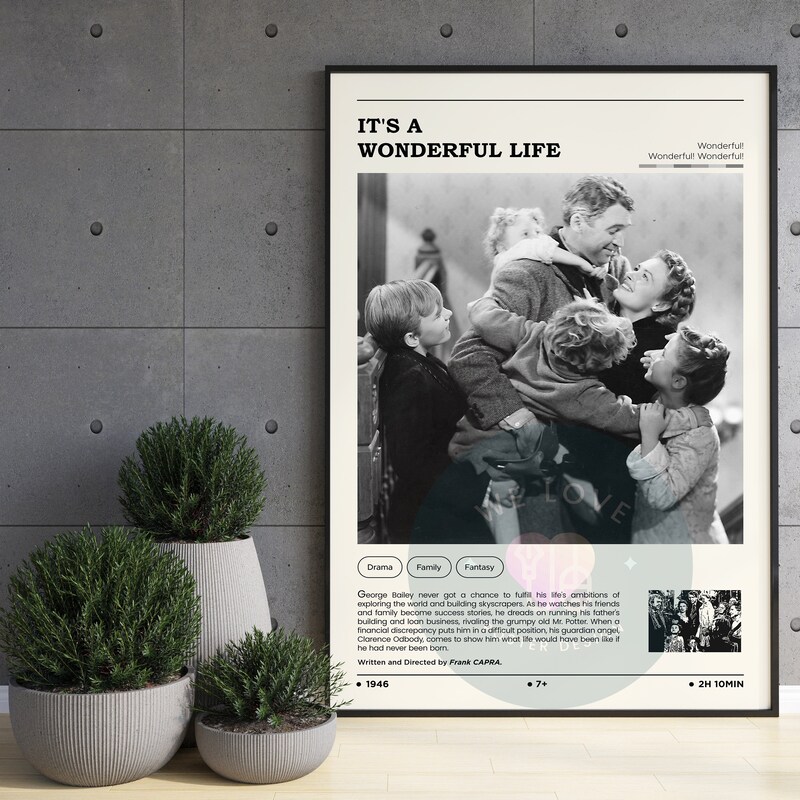 Its a Wonderful Life Wall Art - Etsy
