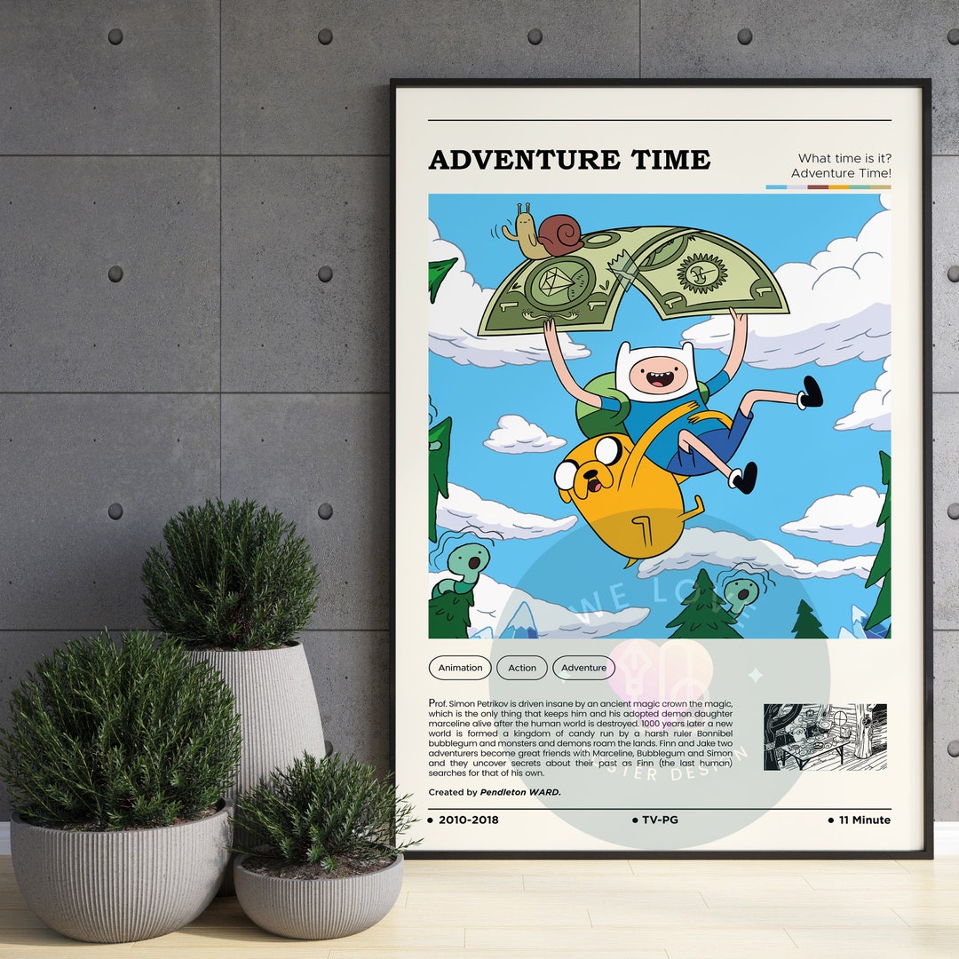 Adventure Time Tv Show Poster / Adventure Time Poster / Tv Show Print ...