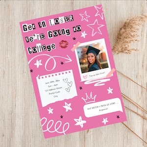 Mean Girls Graduation Poster 2024, Customizable Template, Editable Grad ...