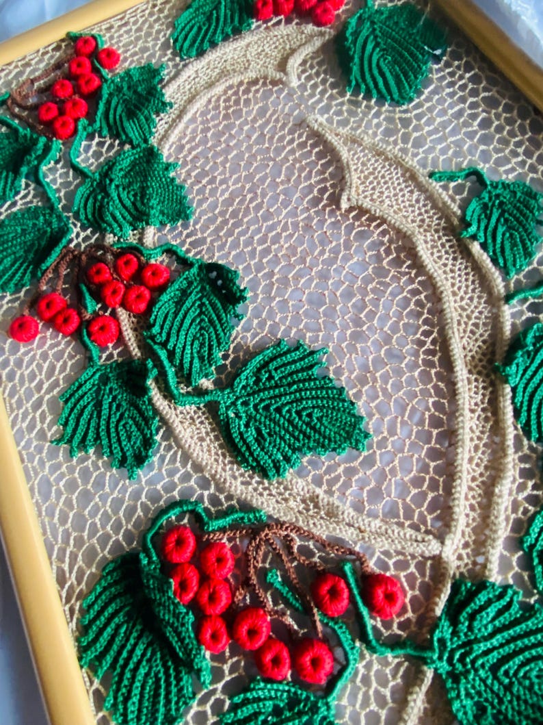 DIY Irish Lace Wall Art: Guelder Rose Crochet Pattern - Etsy