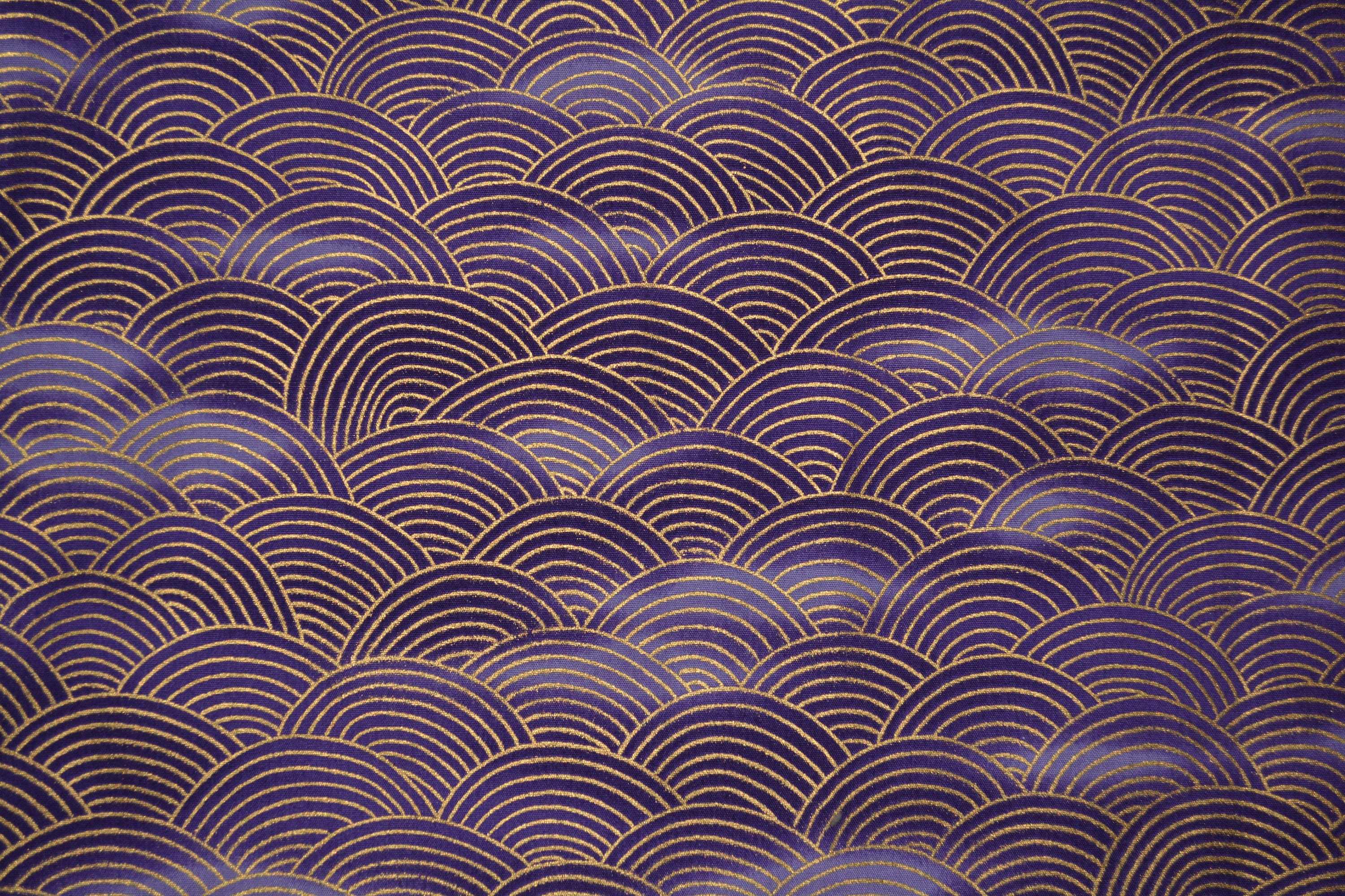 Japanese Wave Fabric Art