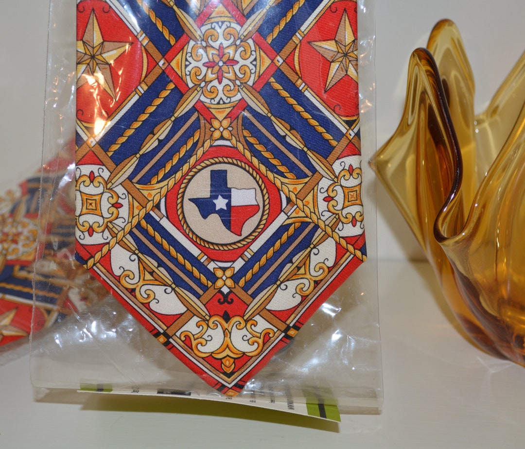 TEXAS Necktie Silk Tie by Marisol Deluna - Etsy