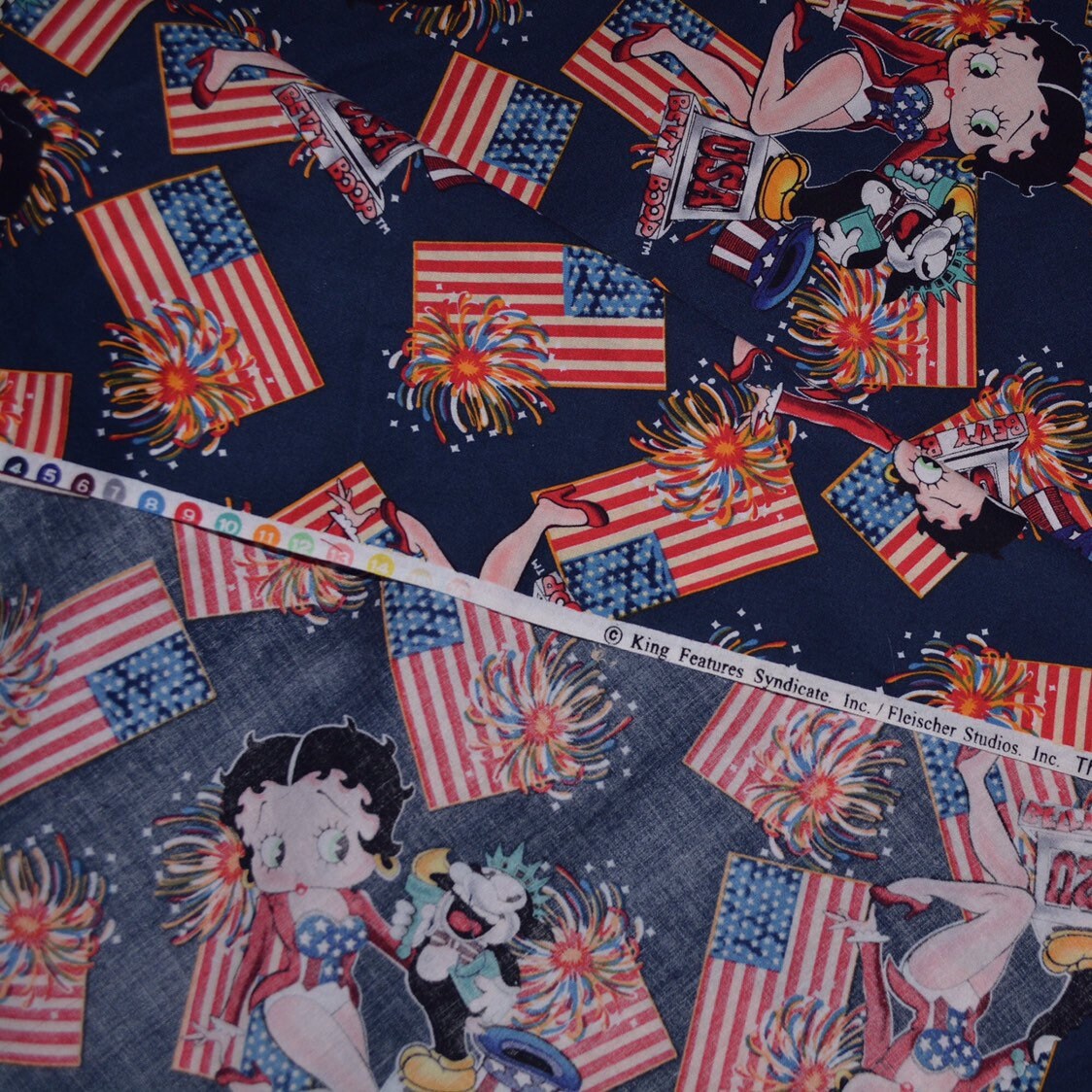 Betty boop fabric - xolerequipment
