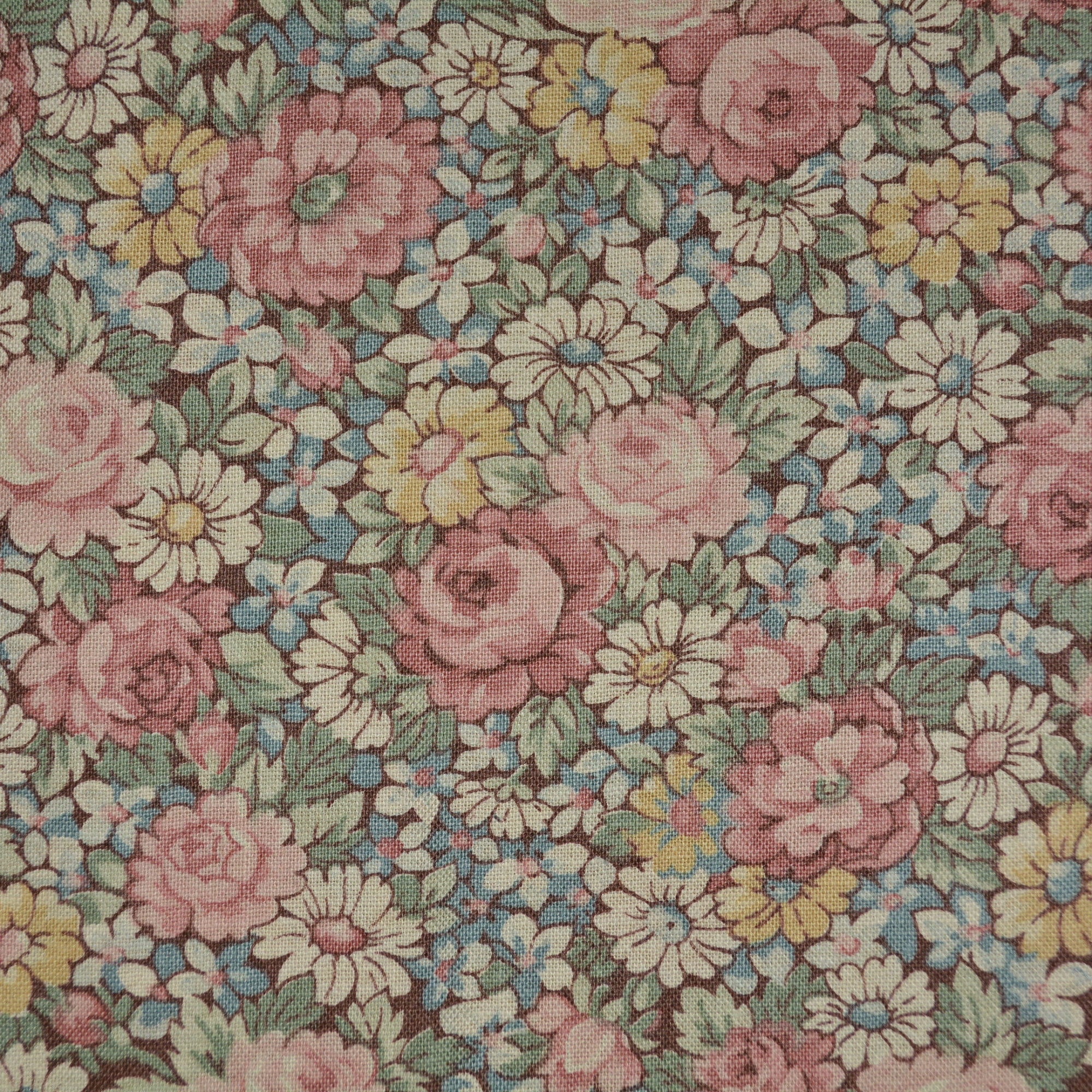 Rug Making Materials Flower Garden Joan Kessler Vintage Green and Pink ...