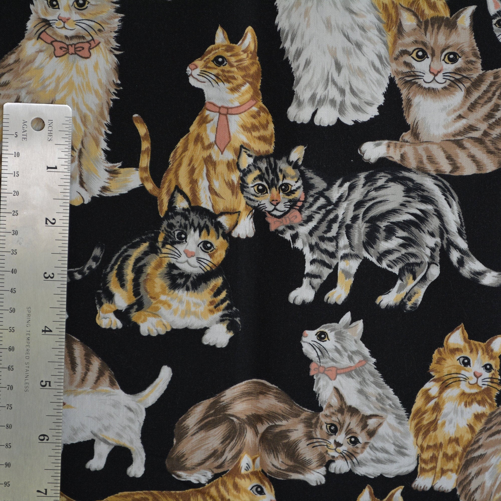 Vintage Cat Fabric