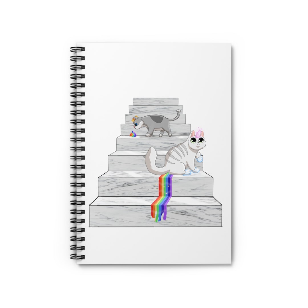 Cinderella-corn Caticorn Notebook - Etsy