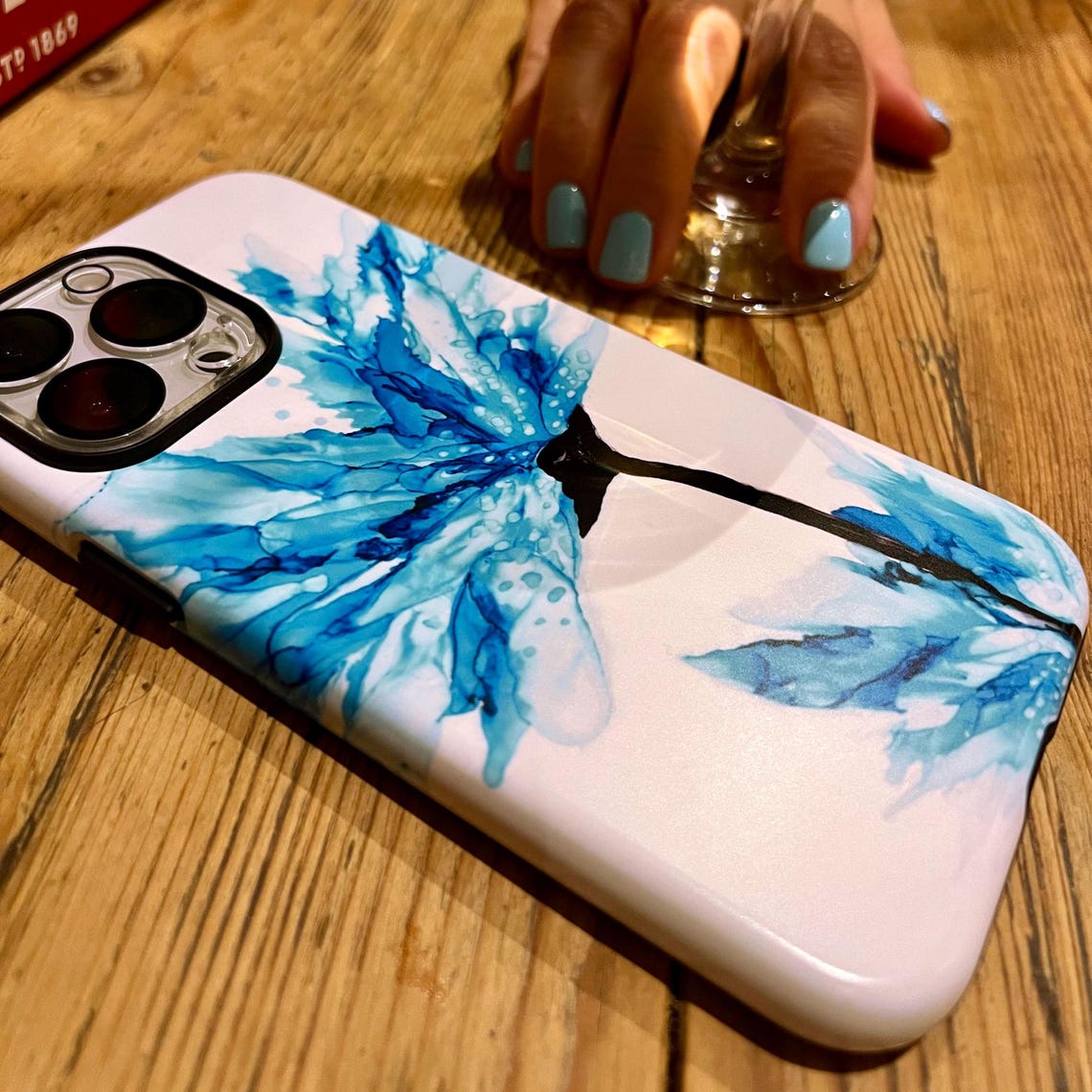Alcohol Ink Abstract Wildflower Tough Phone Case - Etsy