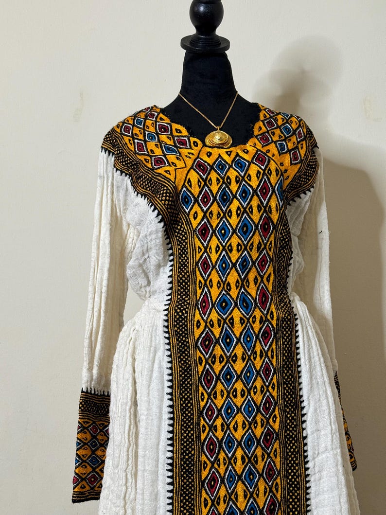 Ethiopian Eritrean Traditional Dress/habesha Kemis - Etsy