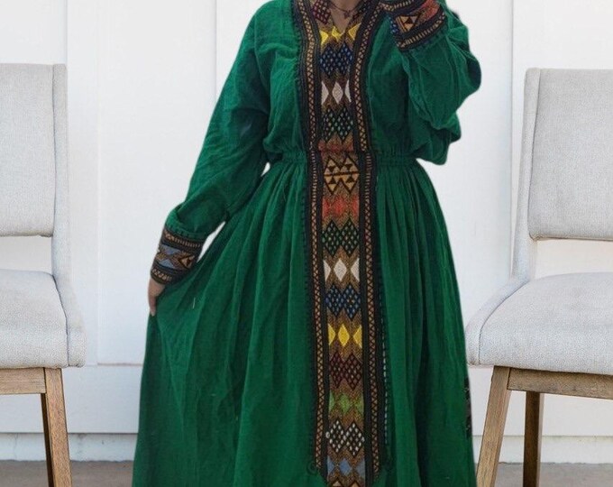 Ethiopian and Eritrean Traditional Dress Wulo Raya Kamis - Etsy