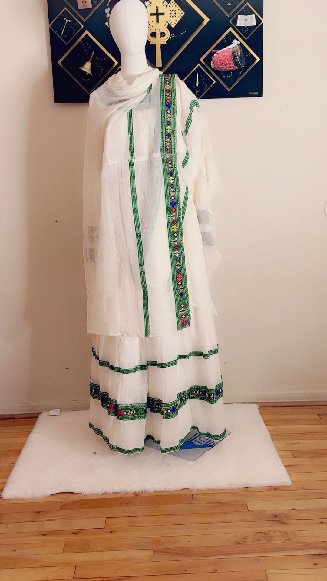 Handmade Habesha Kemis: Ethiopian Traditional Dress With Netela - Etsy