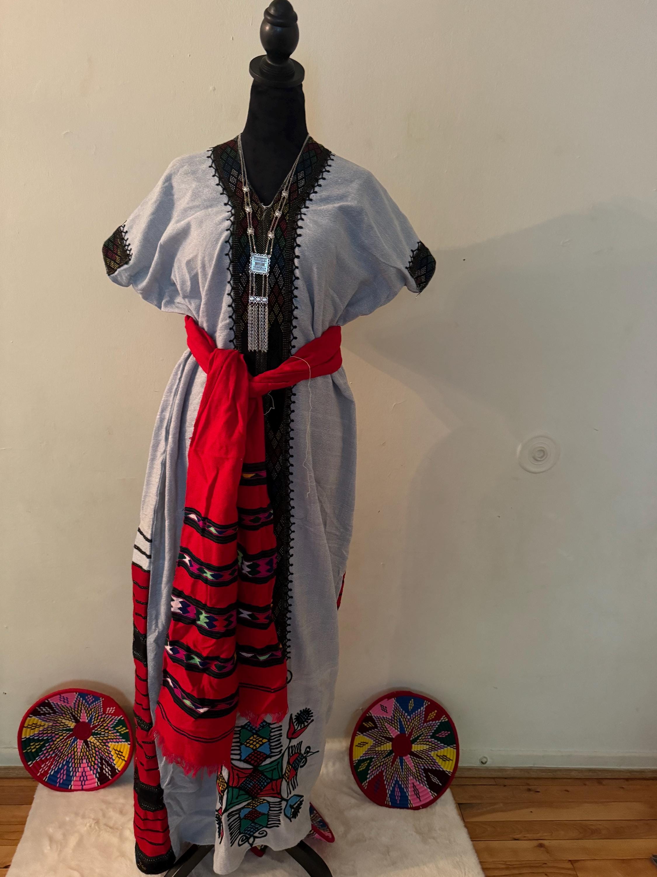 Ethiopian Wulo and Eritrean Traditional Dress habesha Kemis - Etsy