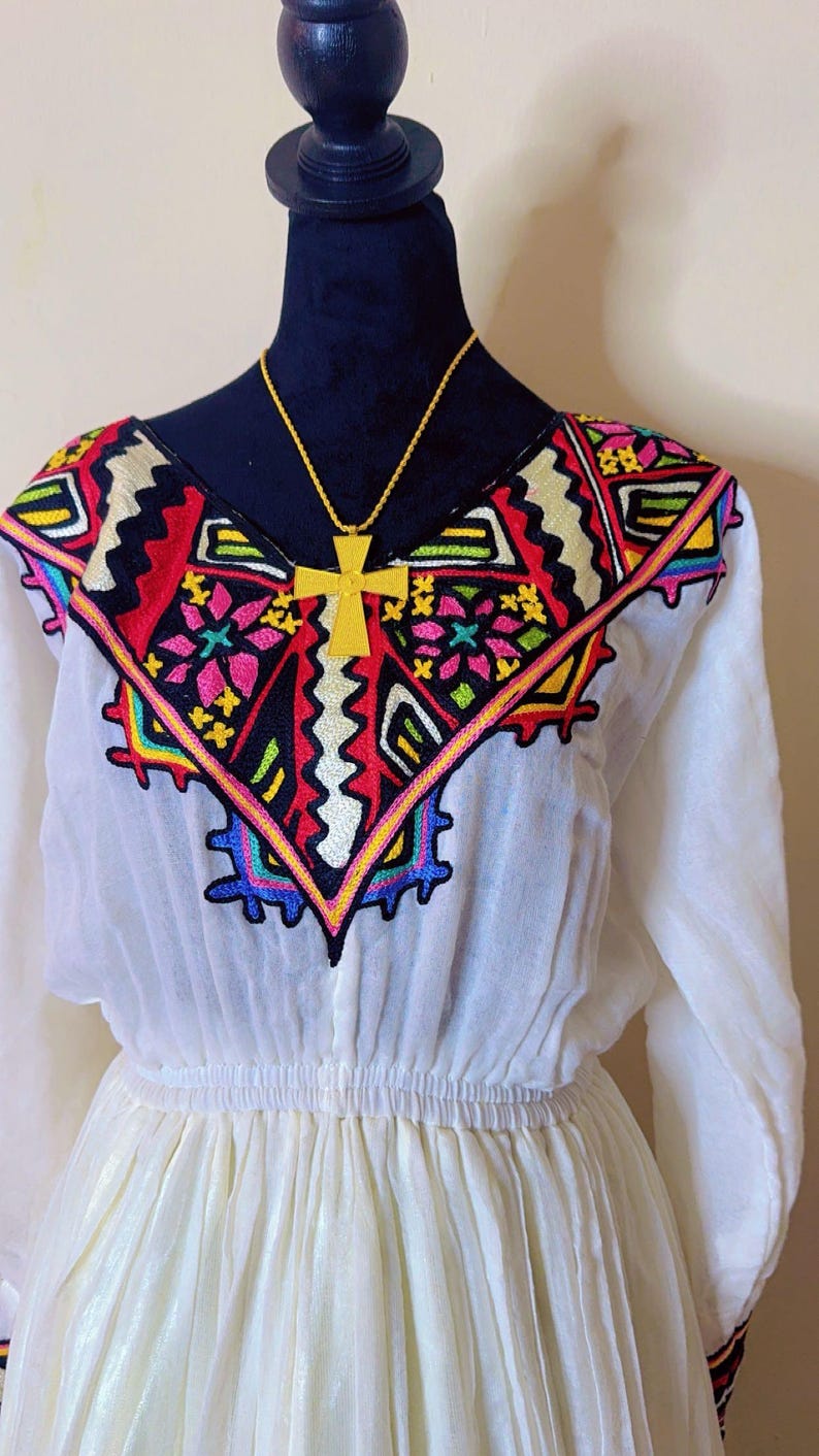 Ethiopian and Eritrean Traditional Dress (habesha Kemis - Etsy