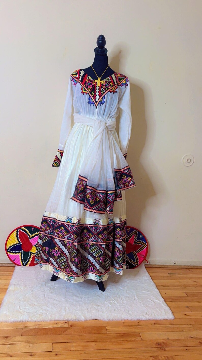 Ethiopian and Eritrean Traditional Dress (habesha Kemis - Etsy