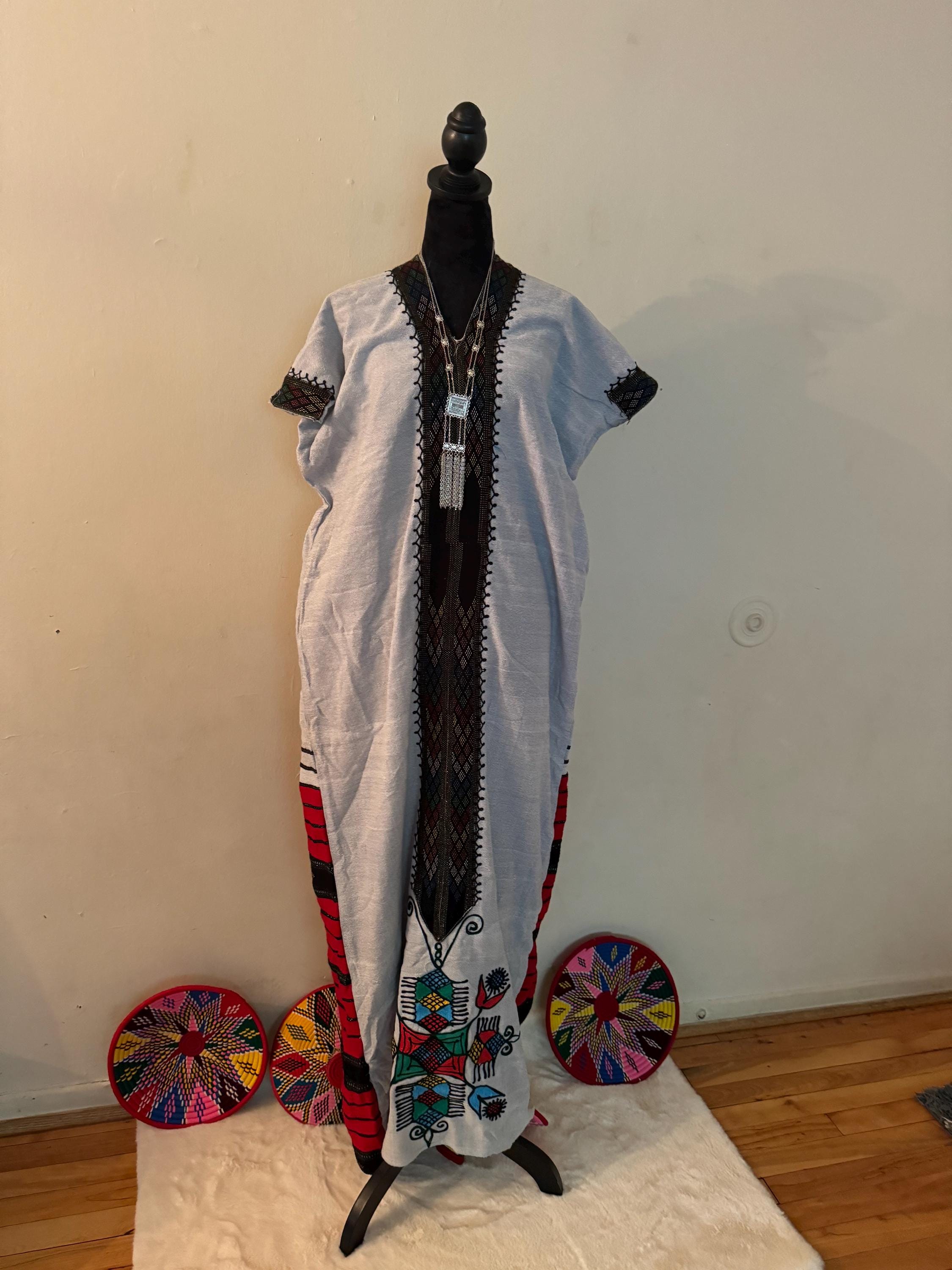 Ethiopian Wulo and Eritrean Traditional Dress habesha Kemis - Etsy