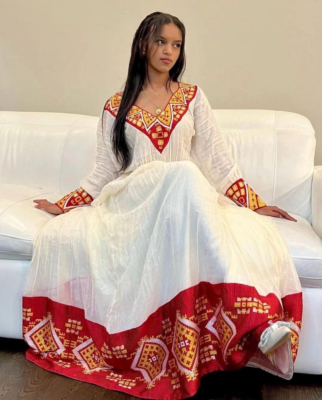 Ethiopian and Eritrean Traditional Dress (habesha Kemis - Etsy