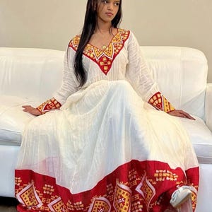 Ethiopian and Eritrean Traditional Dress (habesha Kemis - Etsy