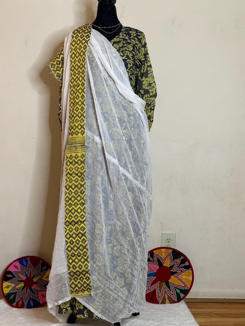 Ethiopian and Eritrean Traditional Dress Shifon - Etsy