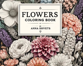 Coloring Book Companion Reference Guide for Coloring Books Flowers ...